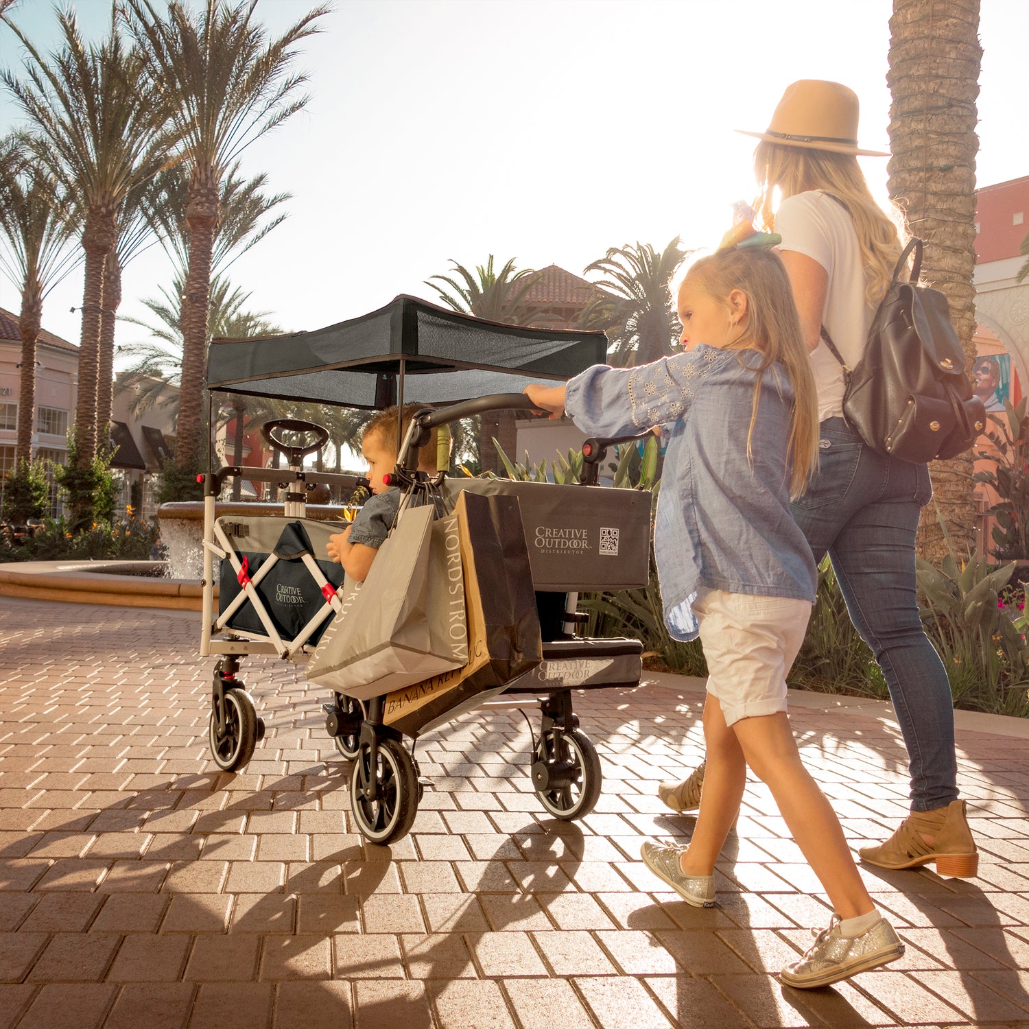 Push Pull Folding Stroller Wagon Comparison – Creative Wagons