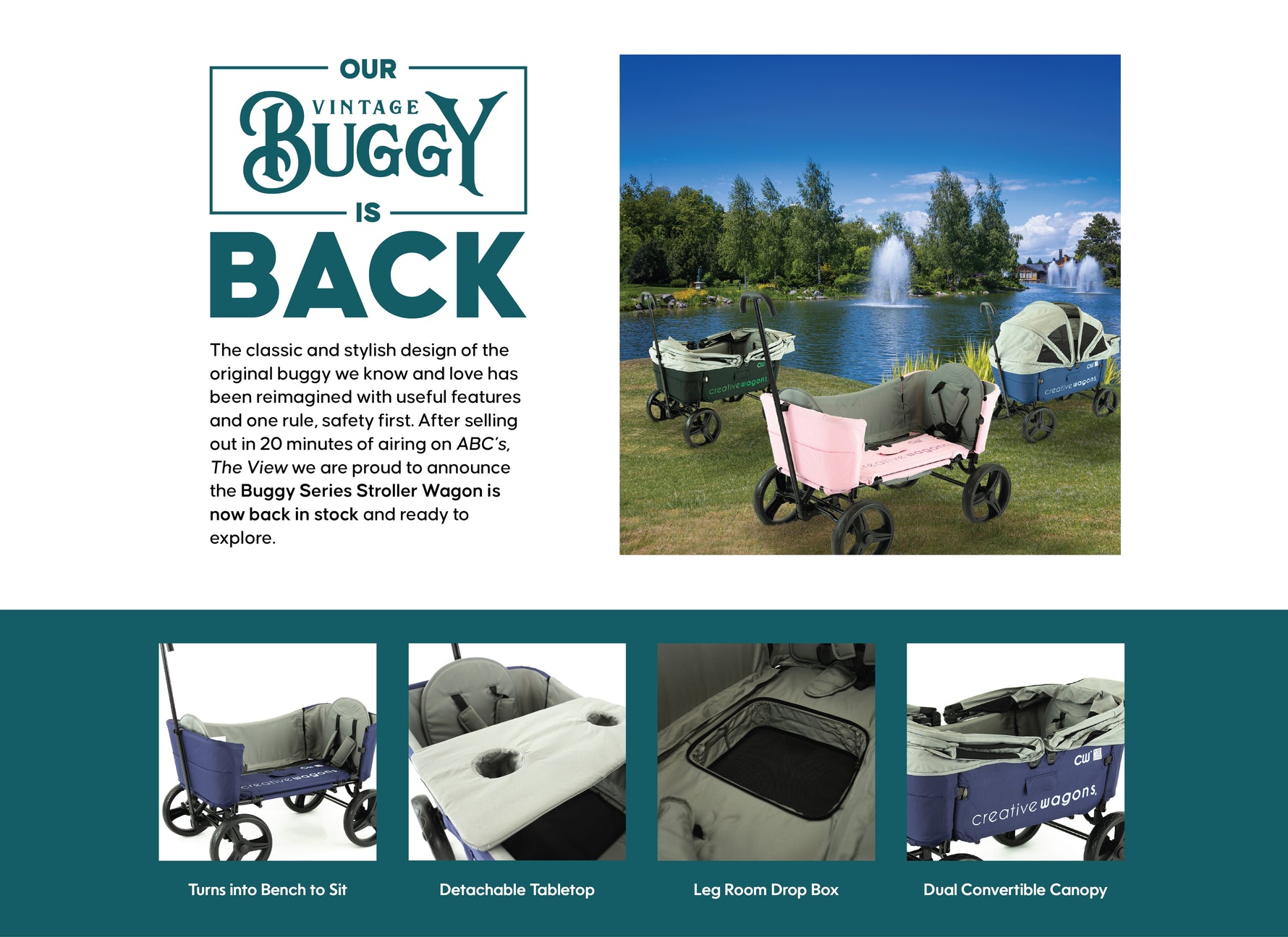 Stroller & All-Terrain Folding Wagons | Creative Wagons