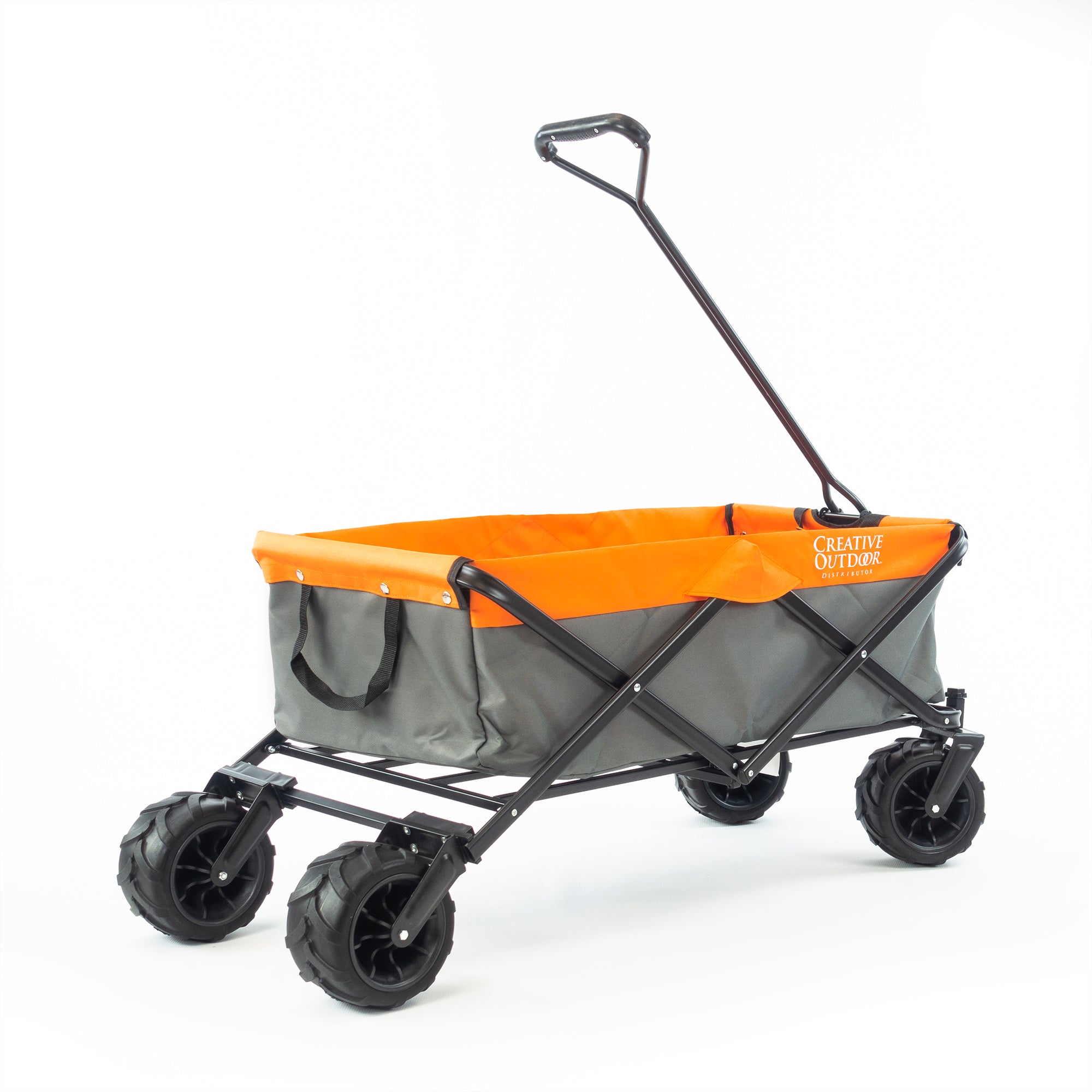 Two-Tone Hauler Wagon | All-Terrain Wagon | Orange – Creative Wagons