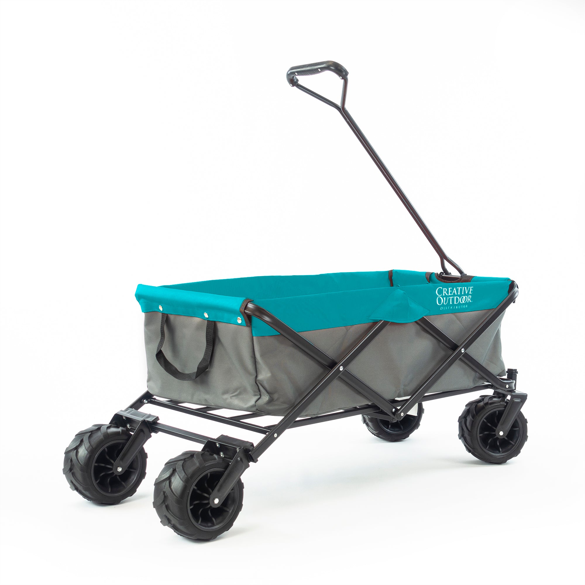 Two-Tone Hauler Wagon | All-Terrain Wagon | Teal – Creative Wagons